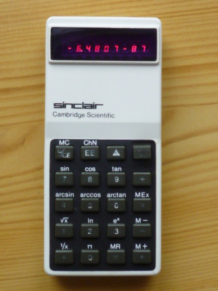 SINCLAIR – Le Rayon des Calculatrices