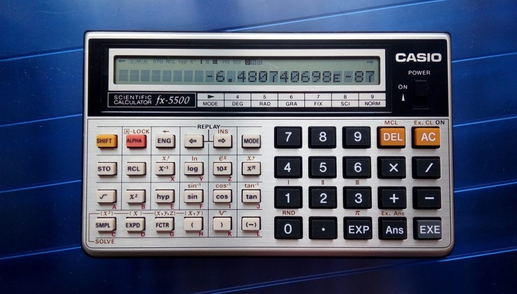 CASIO FX-5500 – Le Rayon des Calculatrices
