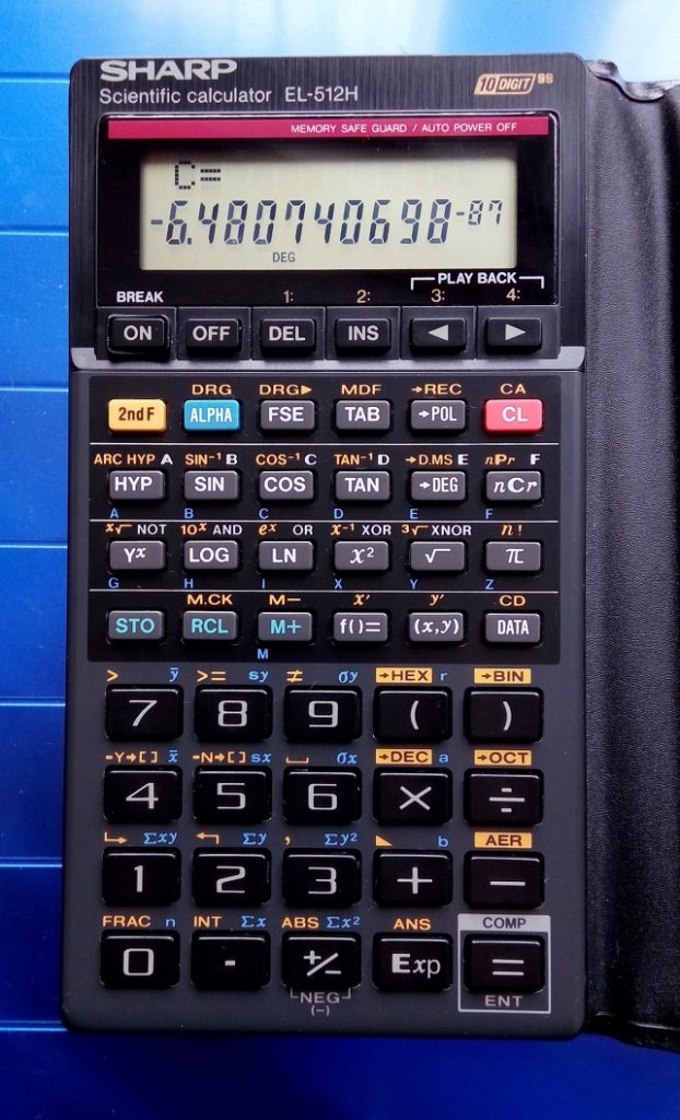 SHARP – Le Rayon des Calculatrices