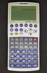 SHARP EL-9900 – Le Rayon des Calculatrices