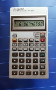 SHARP EL-507 – Le Rayon des Calculatrices