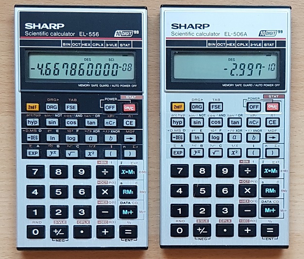 SHARP EL-556 – Le Rayon des Calculatrices